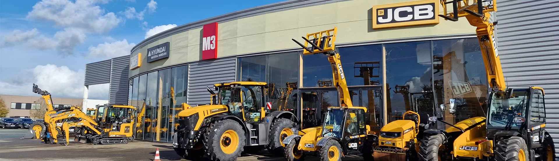 Nos agences | Location & achat de machines agricoles JCB